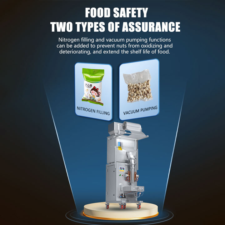 Small Atomatic Roasted Nuts Packaging Machine Daily Nut Dry Fruits ...