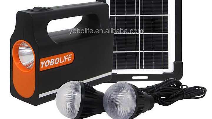 Cheap LM-3608 Solar Lights Kit - 6V 4W Mini Energy System