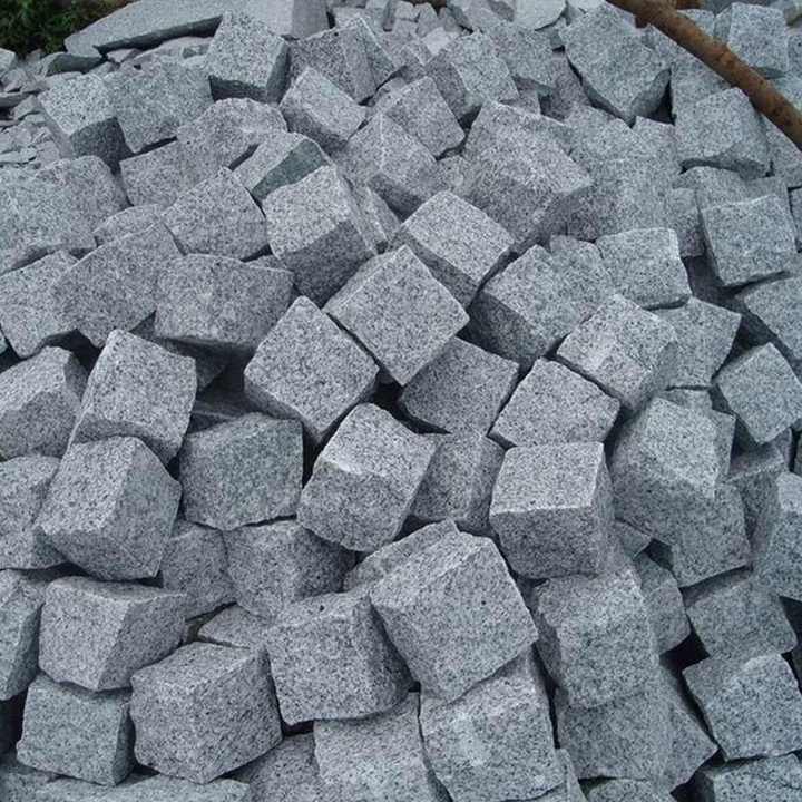 Flamed Natural Stone Interlock Landscape Driveway Grey Granite Pavers ...