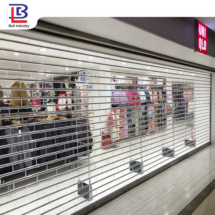 Transparent Aluminum Anti-theft Horizontal Roller Shutter Doors - Oem