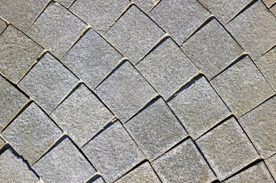 Natural Stone Interlock Landscape Driveway Granite Pavers Flamed Finish ...