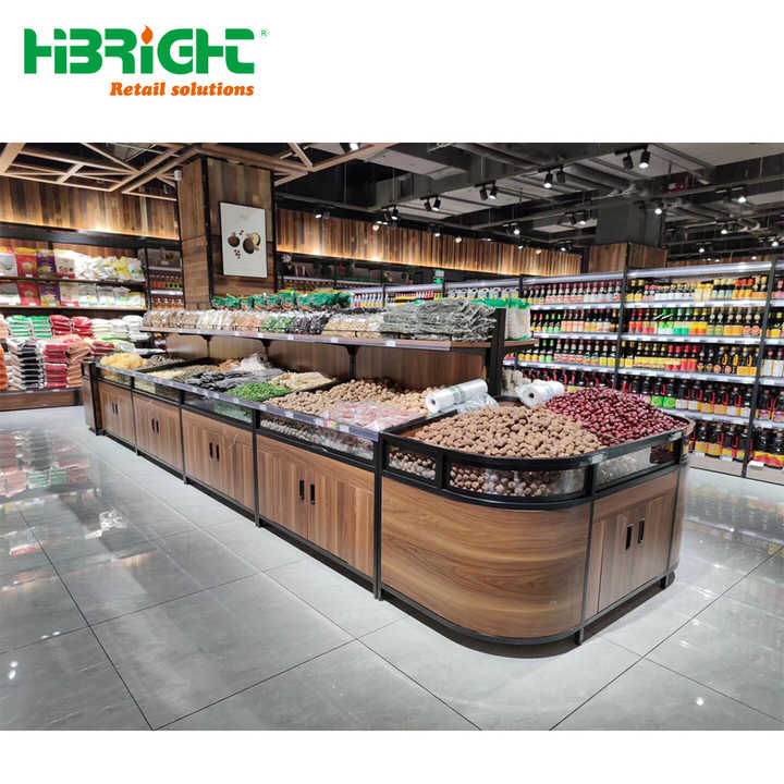 Customized Supermarket Rice Shelves - Durable & Versatile