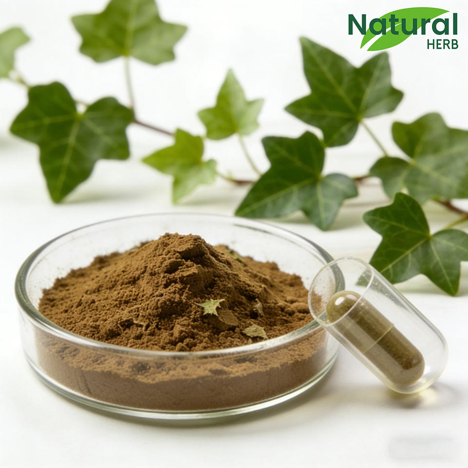 Natural Ivy Leaf Extract Brown Powder 10% Hederacosides GMP Certified ...