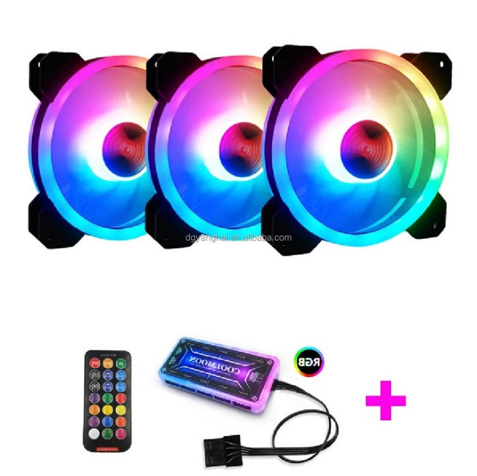 Factory Directly Sale Gaming Computer PC ARGB RGB 120mm PWM Adjustable ...