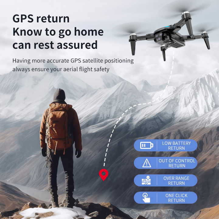 2024 Brushless 1km Long Range Obstacle Avoidance Drone 4K GPS