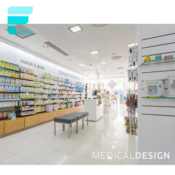 Shop Counter Table Design Pharmacy Furniture Display Medical Store ...