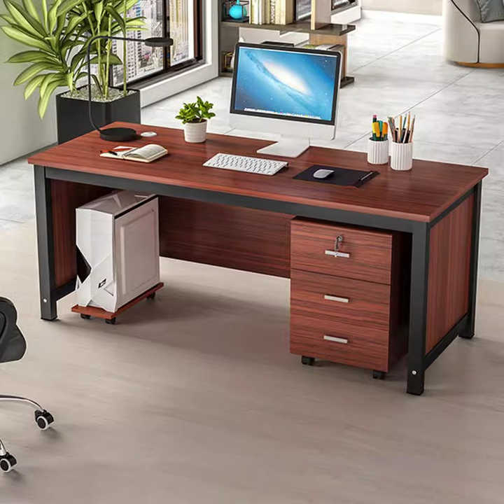 Shop Our Modern Cheap Desk Workstation with File Cabinet