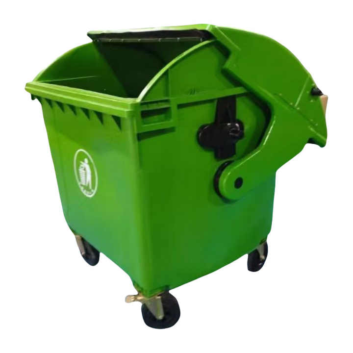 Factory Direct 1200L Standing Structure Outdoor Moveable Garbage Bin ...