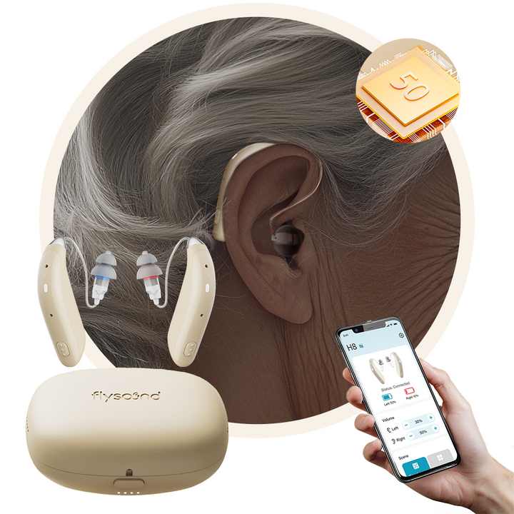 Intelligence Noise Reduction Aid Device - Rechargeable Hearing Aids