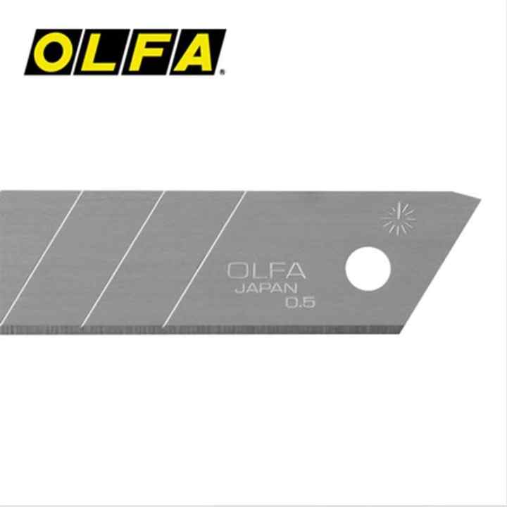 OLFA LB-50 Large Replacement Blade 18mm Durable Silver Carbon Steel ...
