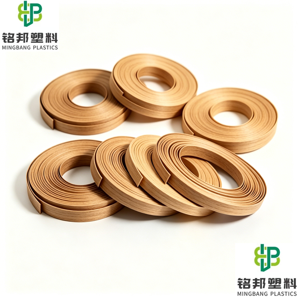 1mm 2mm 2.5mm Free Sample PVC Edge Banding Wood Grain Eco-friendly ...