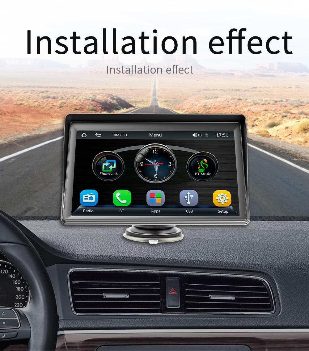 7 Inch Touch Screen Car Portable Wireless Car Radio Android Car Tablet ...