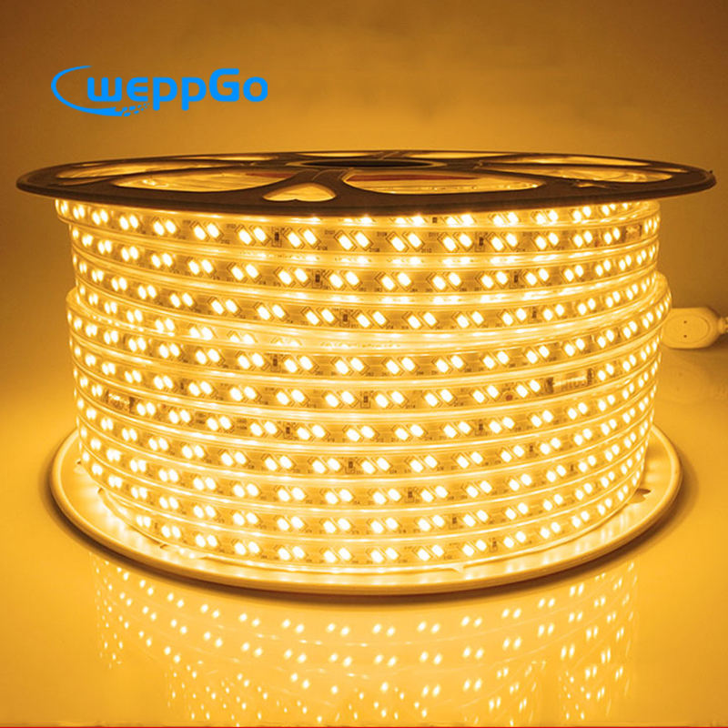220V High Lumen Luz 5730 LED Strip Light Double Row 120LED 100m/Roll ...