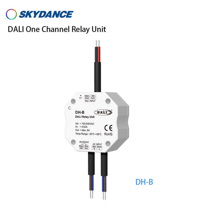 DALI-2 Certified DH-B(DT7) 100-240VAC DALI AC Relay Unit 1 DALI Address ...