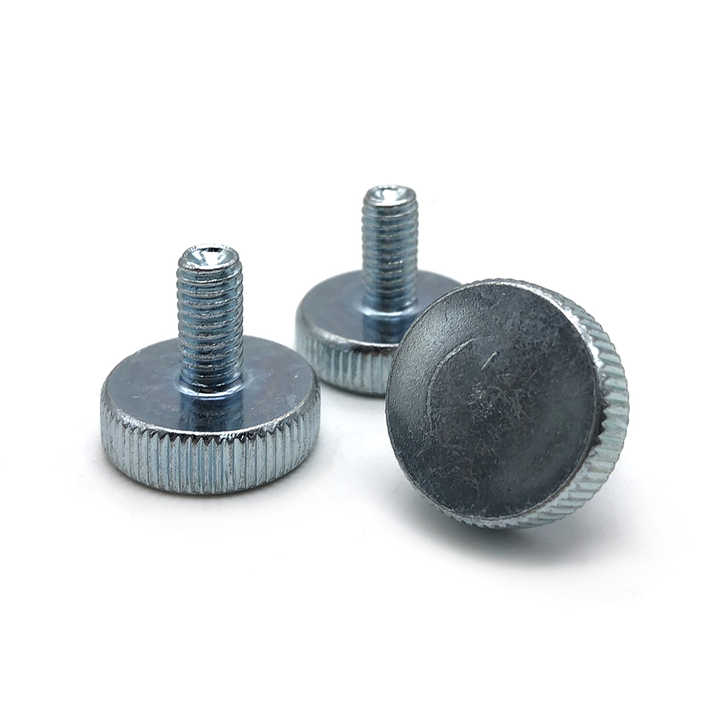 Knurled Thumb Screw - Black Stainless Steel Tapping Screw - OEM