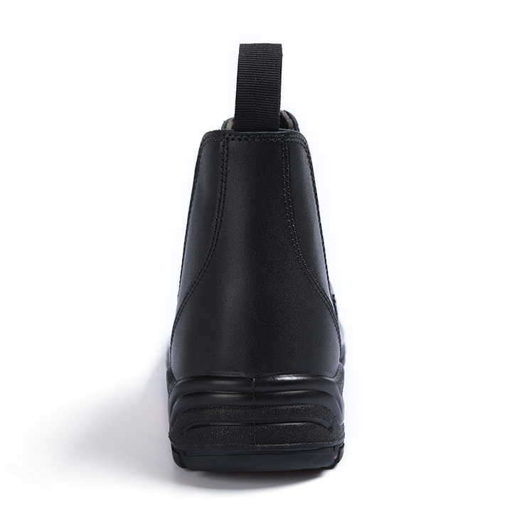 Sunland Black American Safety Shoes Without Lace Men's Work Safety ...