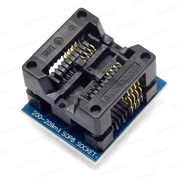OTS-20-1.27-01 Socket Programmer Adapter SOP8 - DIP8 Socket