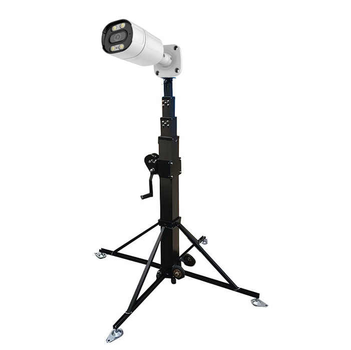 4 to 6 Meters CCTV Camera Portable Pole Tripod-Type Mast