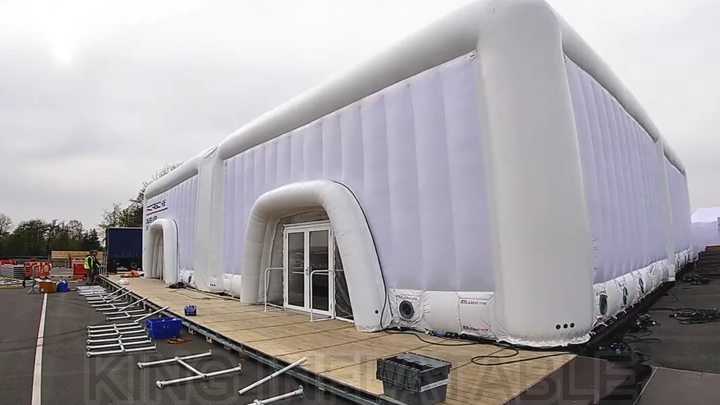 Customized Commercial Inflatable Tent Lighting Mobile Night Club Tent ...