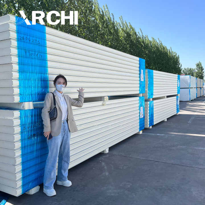 Archi 40 Foot Xps Sandwich Panels Jordan Isolation Pu Pur Pir Sandwich ...