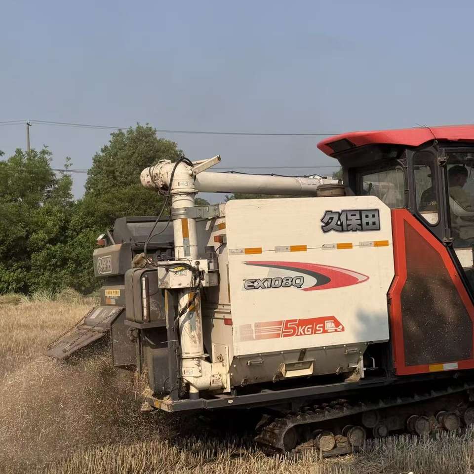 For 120hp Automatic Grain Harvester with Engine & Gearbox for High ...