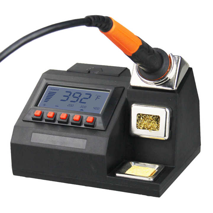 60W LCD Display Digital Soldering Iron Station - Adjustable Temperature