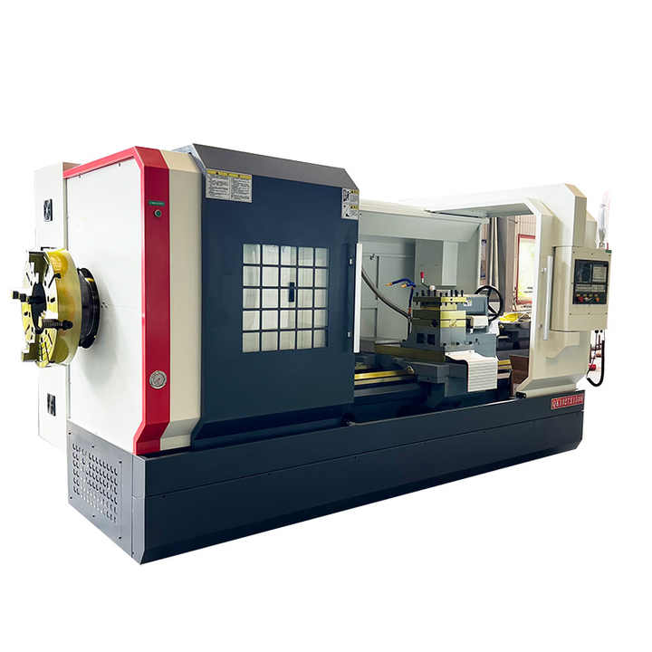 Heavy Duty Big Bore CNC Metal Lathe QK1322 Oil Country Lathe Pipe Threading Lathe Machine ...