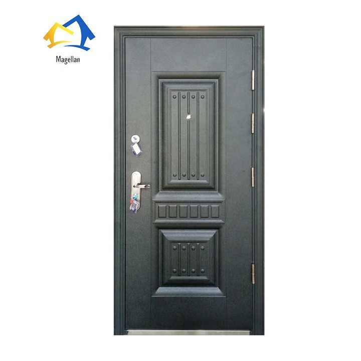 Powder Coated Color Made Color Anti-theft Security Steel Door Cheap ...