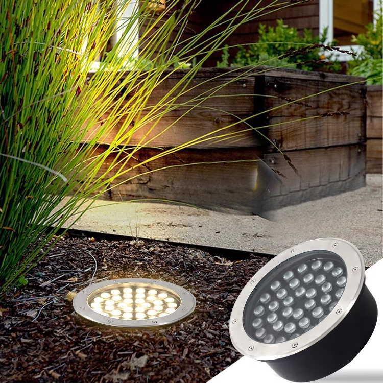 Recessed Solar Deck Lights BHS Otis RGB LED Outdoor Solar Deck Kit,