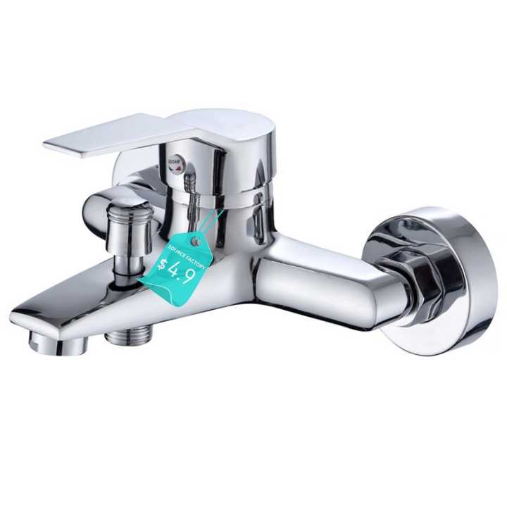 Bathroom Faucet Wall Mounted Plastic Steel Bathroom Faucets Hot&cold ...
