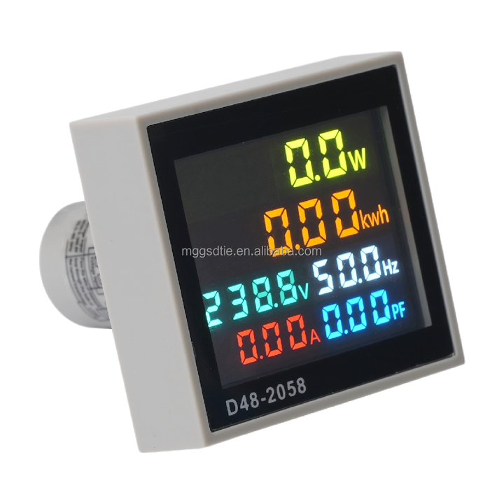 Single Phase KWH PF Multi-Function Digital Meter Display N48-2058 High ...