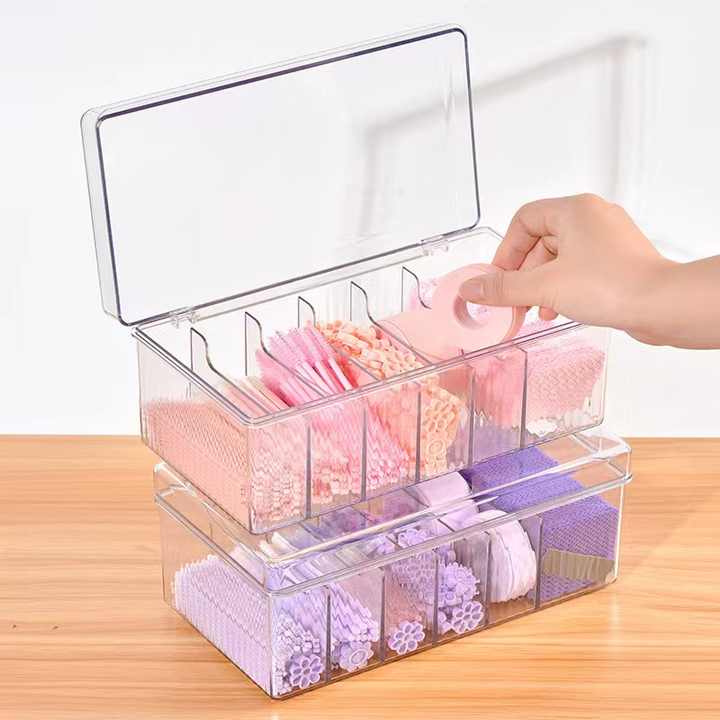 Large Capacity Eyelash Tool Storage Box for Eyelash Extension Tweezer ...