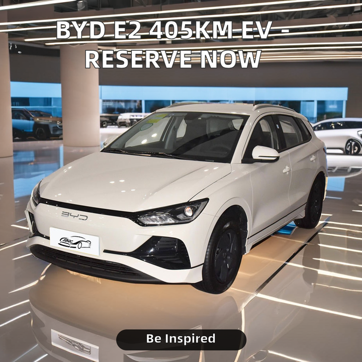 BYD E2 Electric Sedan - 405km Range, Fast Charging
