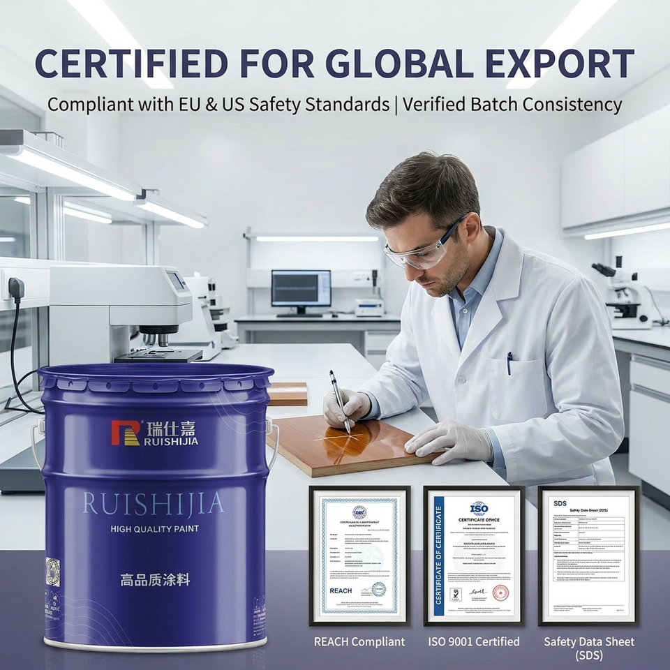 Industrial Grade Water Based 1K Furniture Paint Quick Dry Waterborne ...