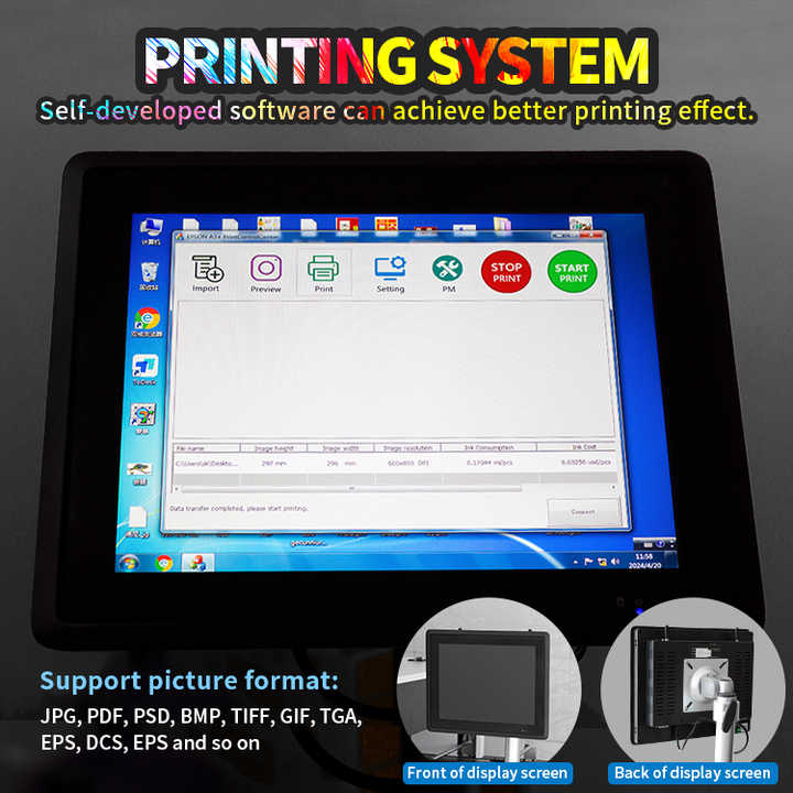 Robotjet Envelope Packing Coated Paper Direct Image Inkjet Printer Press