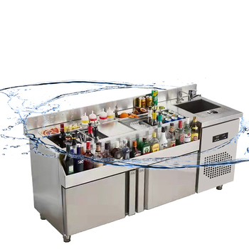 Stainless Steel Portable Bar Bartender Station Cocktail Bar Station ...