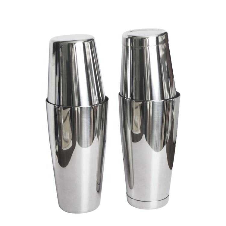 Stainless Steel 304 Modern Weighted Boston Shakers 550ml & 820ml Set ...