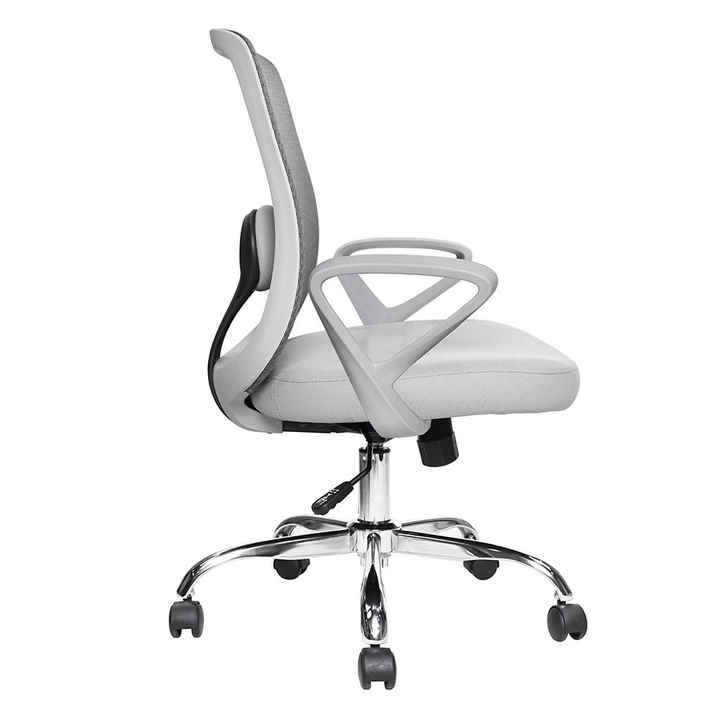 Kabel High Quality Minimalist Design Gray Revolving Guest Office Chair ...