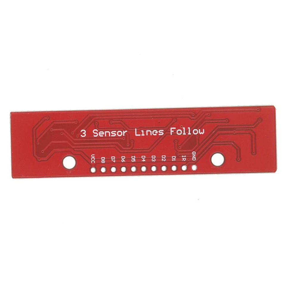 8 Channel IR Tracking Sensor Module 8 CH Infrared Line Track Trace ...