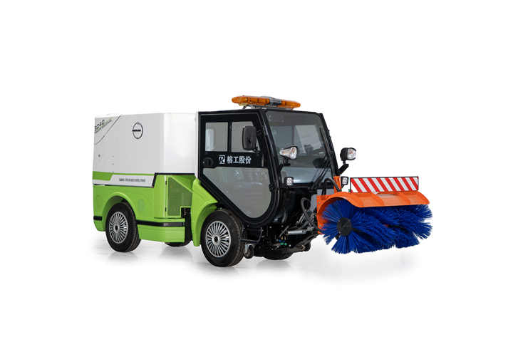Commercial Floor Scrubber Four-Wheel Drive Sweeper Super Cleaner ...