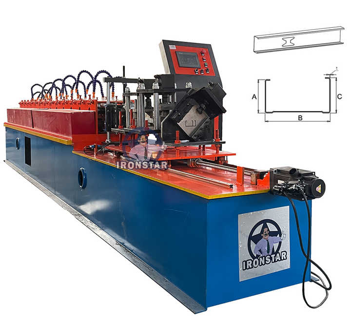 Notch Cutting C Channel Steel Roll Forming Machine| Alibaba.com