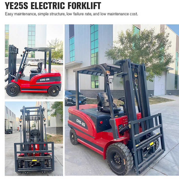 Efficient 1.5 Ton 2 Ton 3 Ton 5 Ton Electric Portable Forklift with Charger New Technology ...