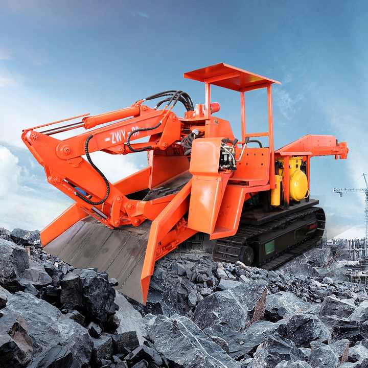 High Quality ZWY-120 Rock Loader Coal Mine Tunnel Excavation Loader Mining Crawler Loader ...