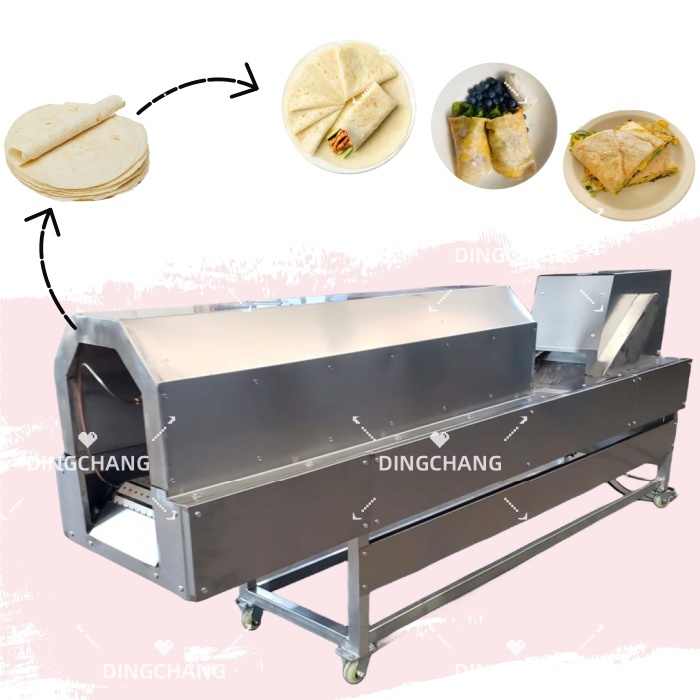 Customizable Chapati Making Baking Machine Flour Tortillas Maker ...