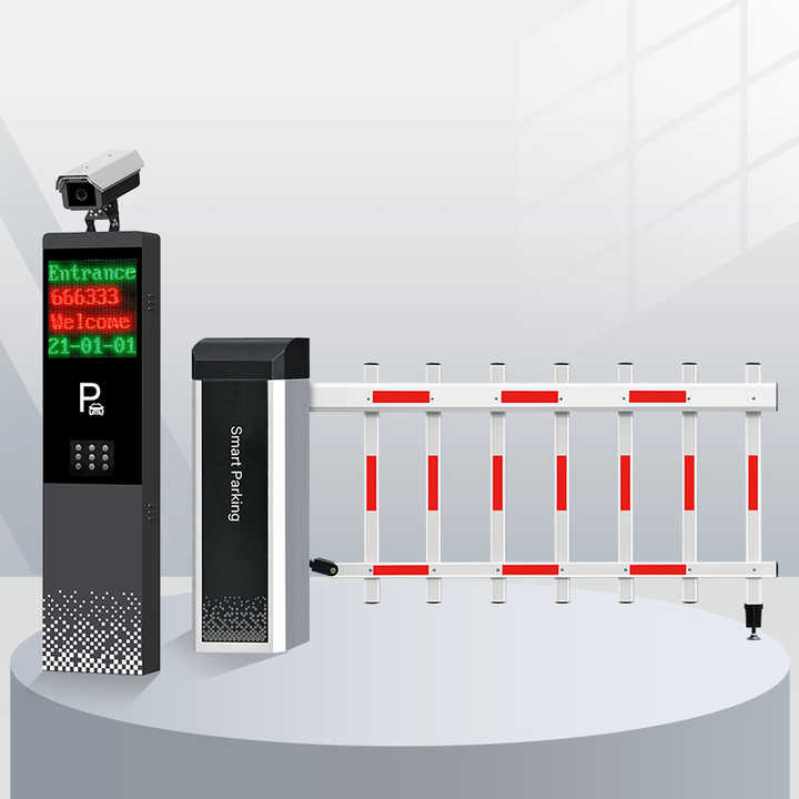 License Plate Recognition Integrated Parking Lot Automatic Barrier Gate ...