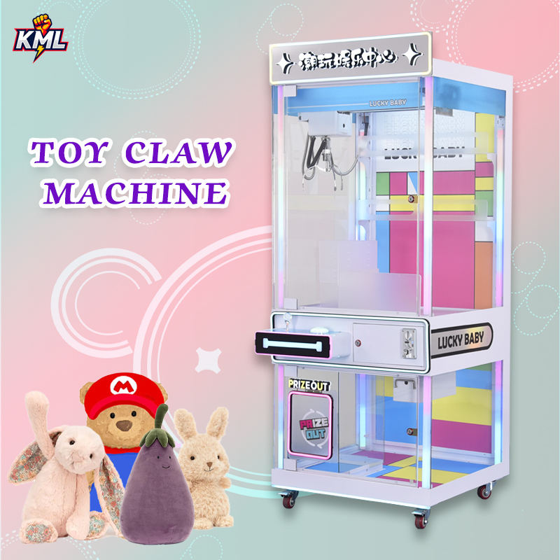 Commercial Happy Baby Large Arcade Claw Machine with Flashing Lights ...
