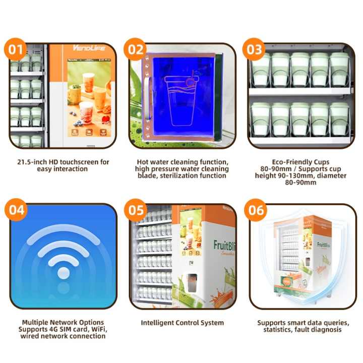 Vendlife Cold Smoothies-vending-machine Smoothie Automatic Iced Slushie ...