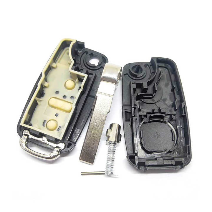 Topbest 2 Button Folding Car Remote Key Flip Folding Key Shell Case for ...