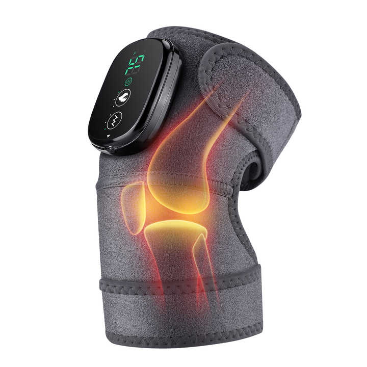Cordless Hot Compress Knee Pads - Pain Relief & Massage
