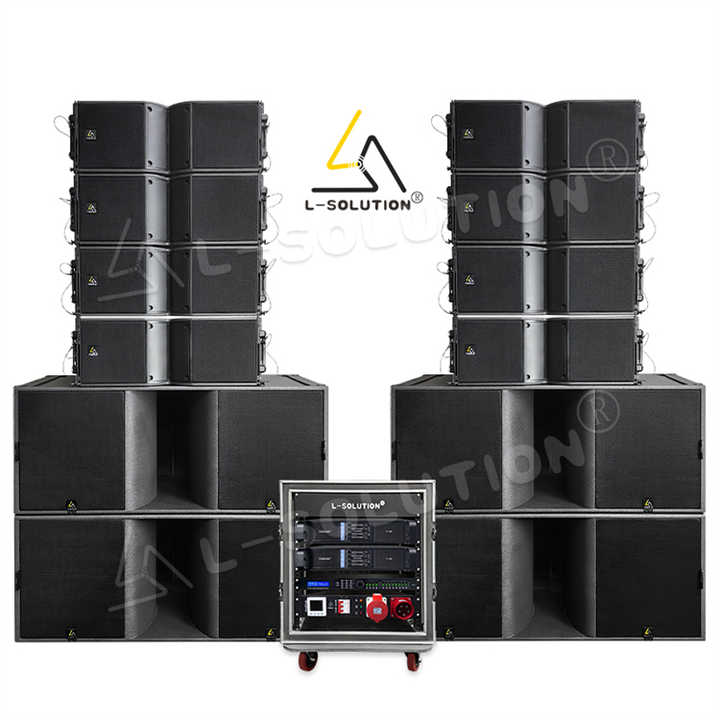 Hot Sale Dual 18 Inch Subwoofer Line Array Speakers System Power ...
